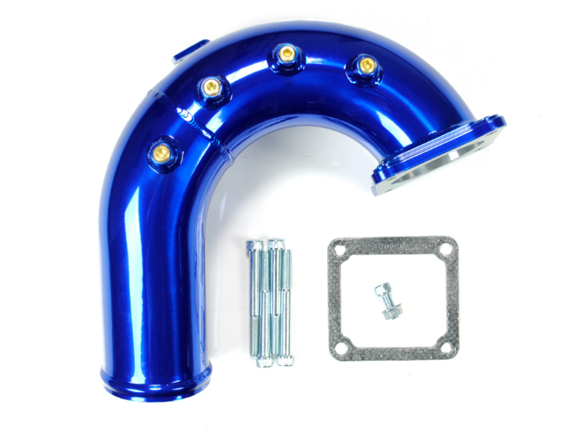 Parts Legion. Sinister Diesel 03-07 Dodge Cummins 5-9L Intake Elbow - Blue